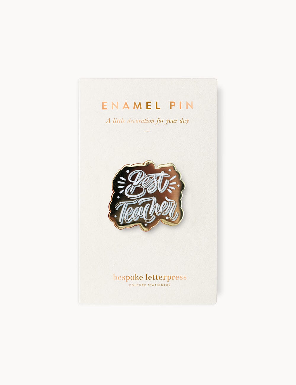 Best Teacher Enamel Pin