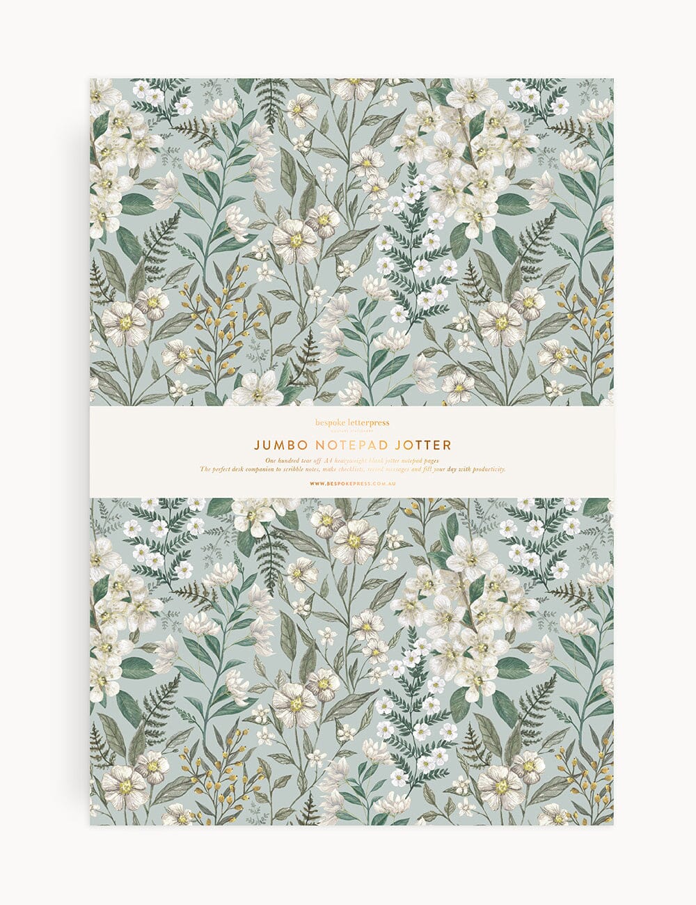 Ivory Garden Notepad Jumbo Jotter