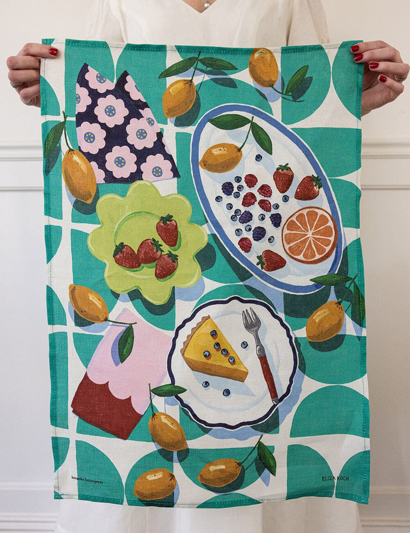 Linen Tea Towels | Floral & Bold Designs