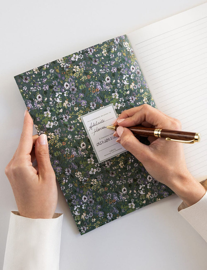 Premium Workbook With Gold Gilded Edges